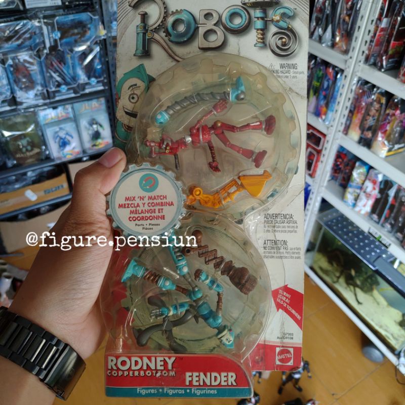 Jual MATTEL ROBOTS RODNEY COPPERBOTTOM FENDER ACTION FIGURE | Shopee ...