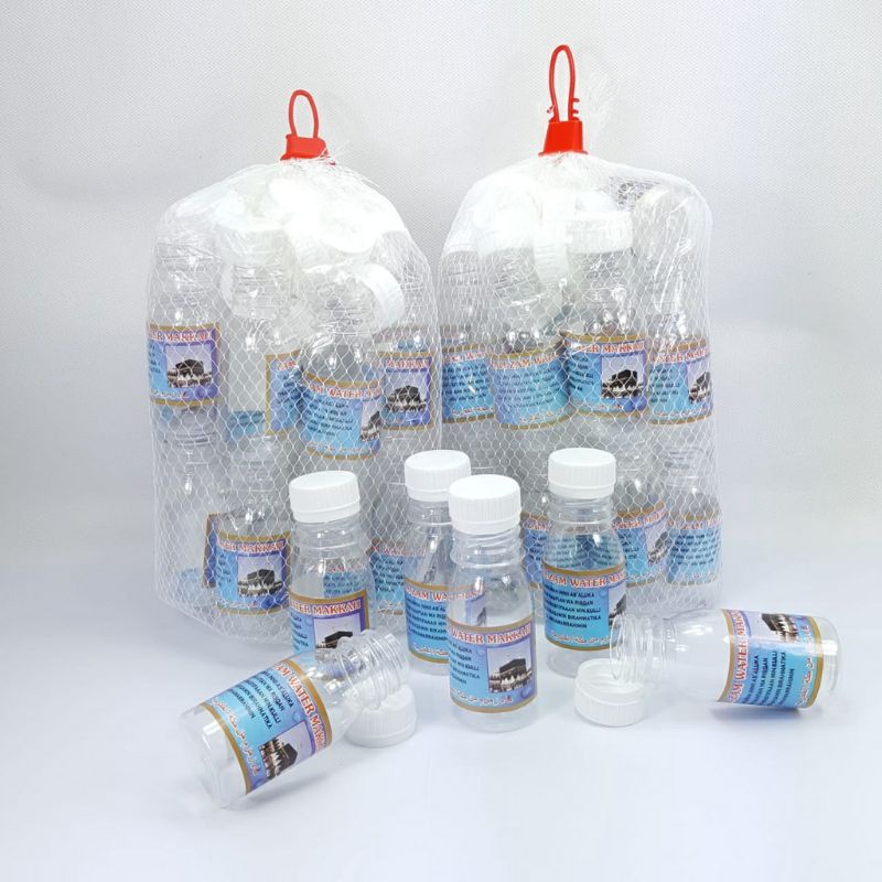 Jual Botol Kosong Air Zam Zam 80 ml/Botol kosong Air Zam.Zam 1 pak isi ...