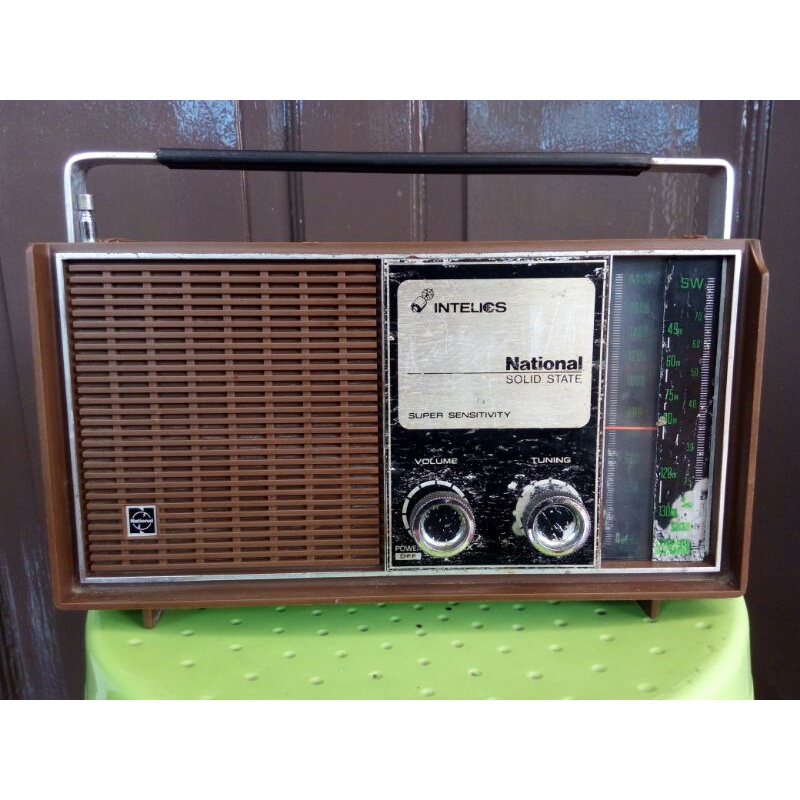 Jual Radio jadul lawas National Intelics normal | Shopee Indonesia