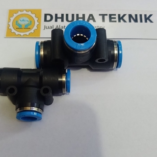 Jual NEPEL / FITTING PNEUMATIC FESTO QST / TEE 10MM | Shopee Indonesia