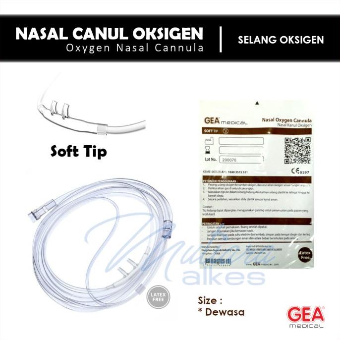 Jual NASAL OXYGEN Cannula DEWASA/ Selang Oksigen / Nasal Oxygen ADULT ...