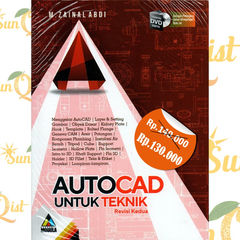 Jual Buku Autocad Untuk Teknik Revisi Terbaru Indonesia|Shopee Indonesia