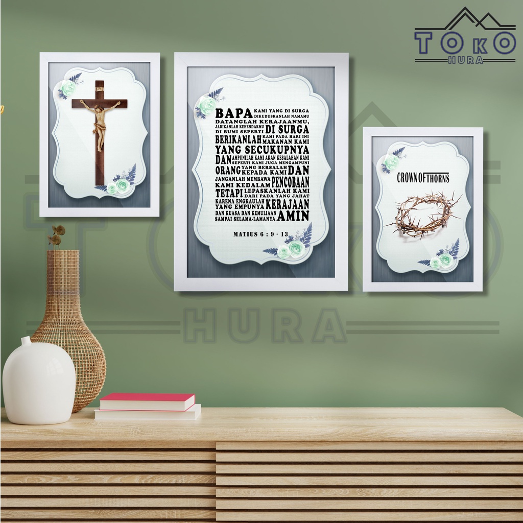 Jual Hiasan Bingkai Kristen Rumah Masa Kini / Walldecor | Shopee Indonesia