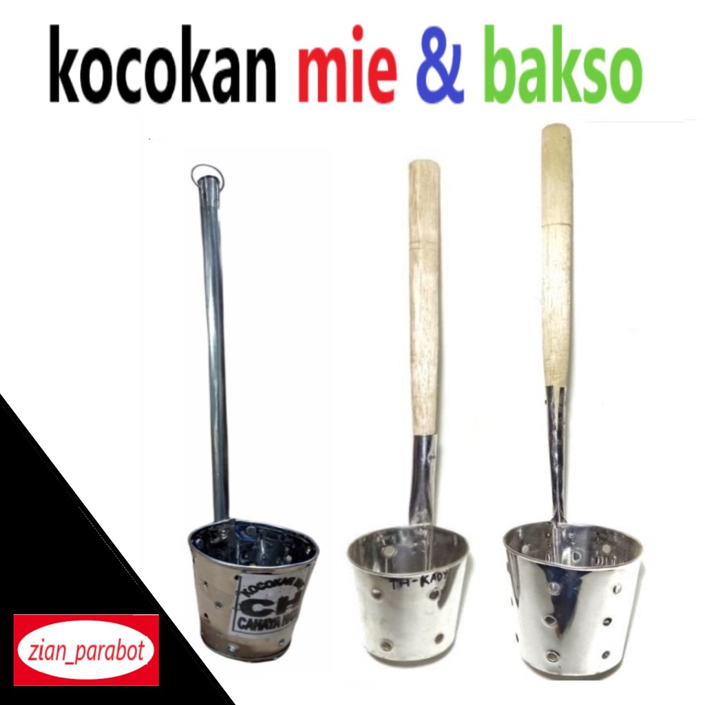Jual Saringan Serok mie Kocok / Gayung Mie baso kocok / Saringan Mie ...