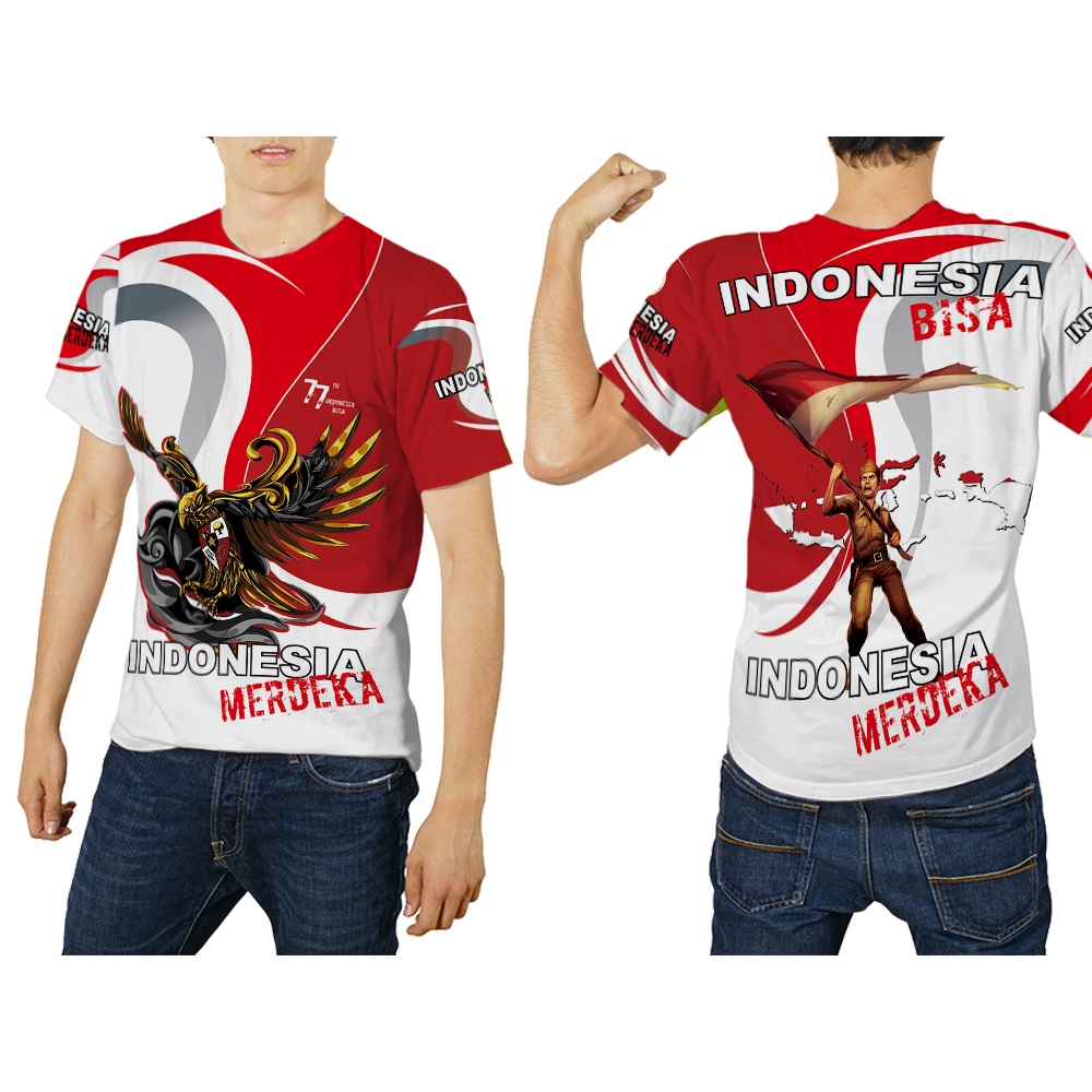 Jual JERSEY KAOS KEMERDEKAAN INDONESIA 2022 KE 77 17 AGUSTUS FREE ...