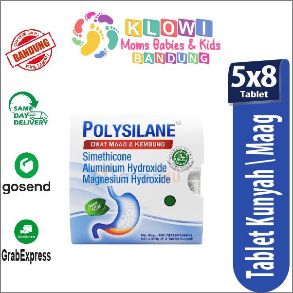Jual Polysilane Tablet Kunyah 1 Strip 8 Tablet (Isi 5 Pcs) | Shopee ...