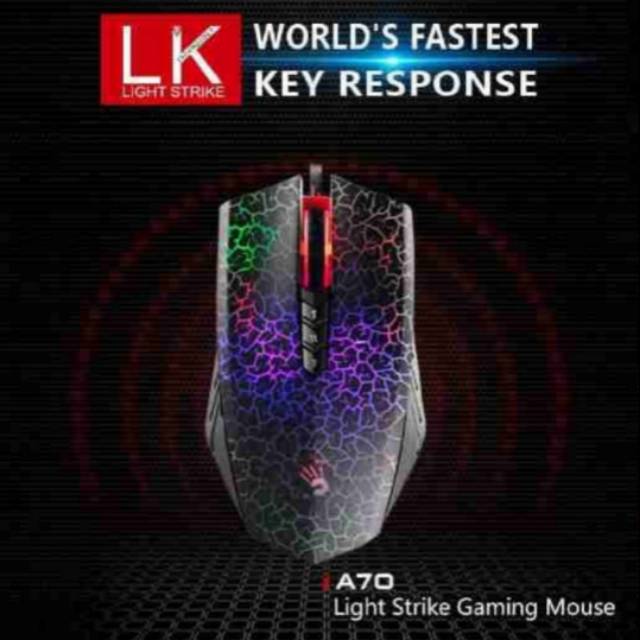 Jual Mouse Gaming Bloody A70 Light Strike Gaming Maus (Macro) | Shopee ...