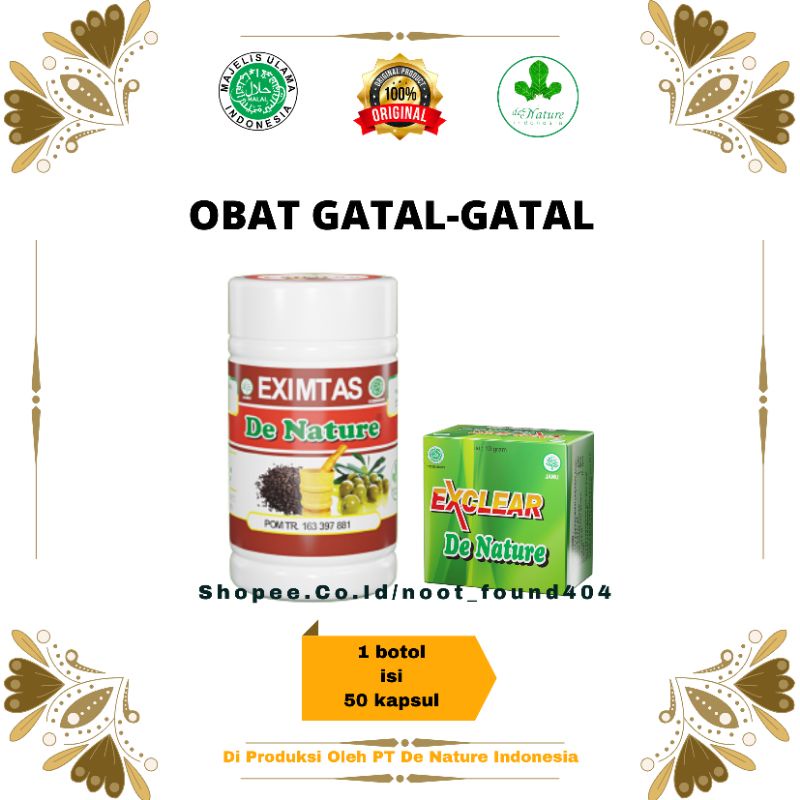 Jual EXIMTAS EXCLEAR Asli De Nature Obat Untuk Mengobati Gatal ...