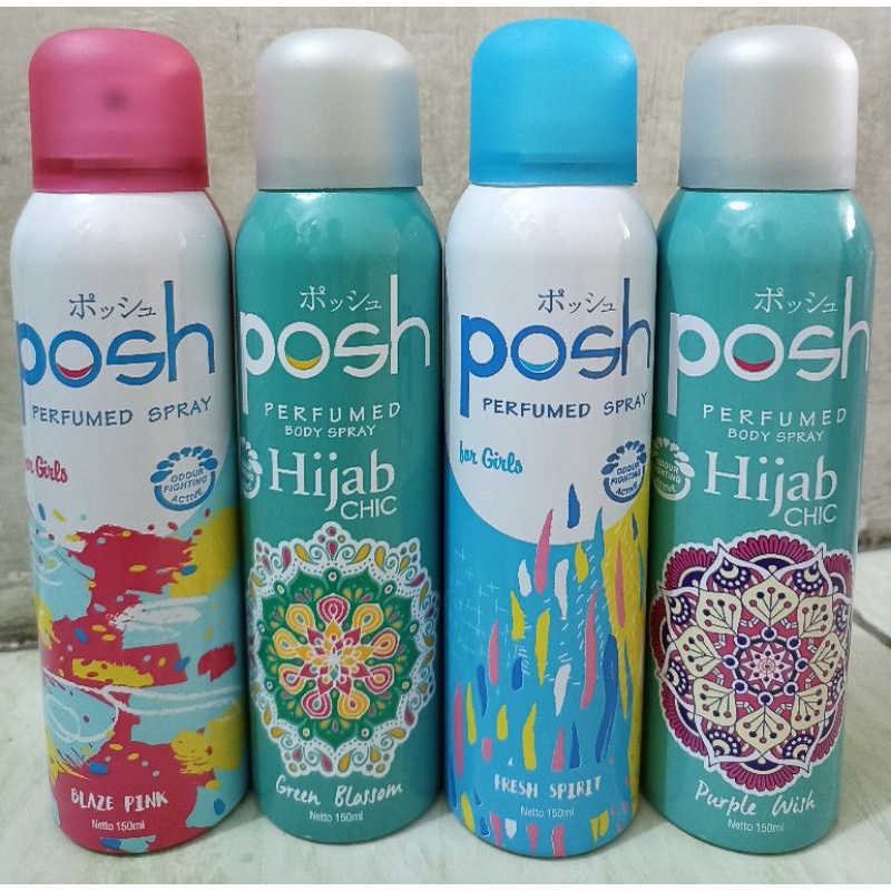 Jual Posh body spray 150ml// Posh parfum body spray 150ml// Posh men ...