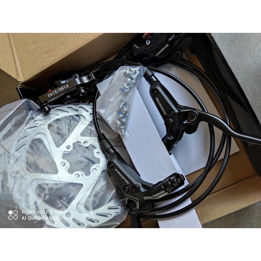 Jual Rem Cakram Sepeda Hidrolik PACIFIC Hydraulic Disc Brake Set ...