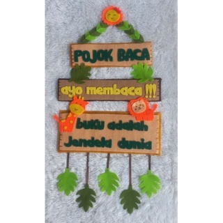 Jual Hiasan Pojok Baca//Hiasan Kelas//Hiasan Dinding Pojok Baca | Shopee Indonesia