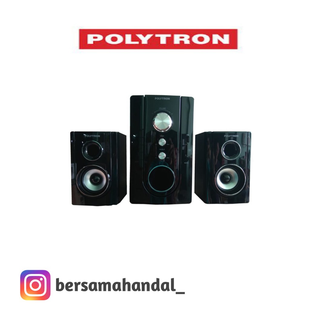 Jual SPEAKER POLYTRON PMA 9300 / SPEAKER BLUETOOTH / AUX / USB / RADIO ...
