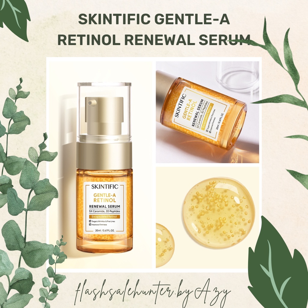 Jual [Normal Price : 169k] SKINTIFIC Gentle-A Retinol Renewal Serum 20 ...
