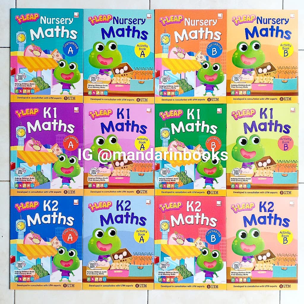 Jual BUKU I-LEAP MATHS (NURSERY/K1/K2) (COURSEBOOK & ACTIVITY BOOK ...