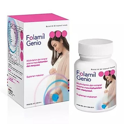 Jual Ibu Hamil - Folamil Genio Vitamin Suplemen Ibu Hamil Dan Menyusui ...