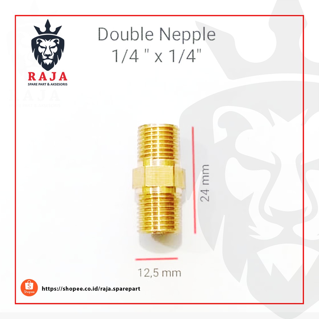 Jual Double nepple 13 mm | Shopee Indonesia