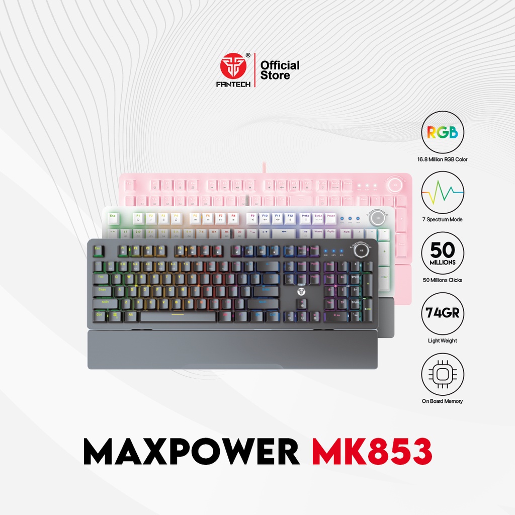 Jual Fantech MAXPOWER MK853 Mechanical Keyboard Gaming | Shopee Indonesia