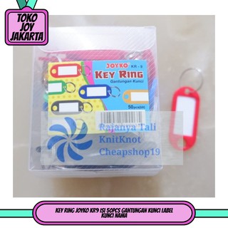 Jual Key Ring JOYKO KR9 isi 50pcs Gantungan Kunci Label Kunci Nama ...