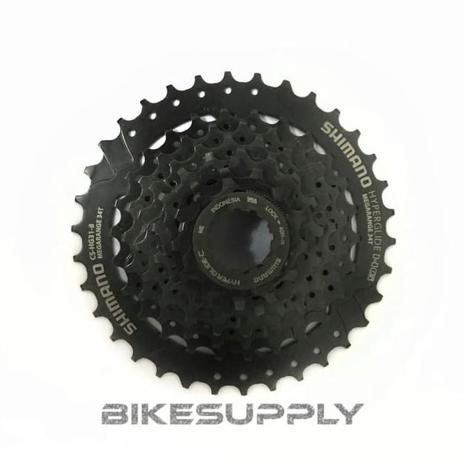 Best Produk] Sprocket Gear Shimano Hg31 Megarange 8 Speed 34 T | Shopee ...