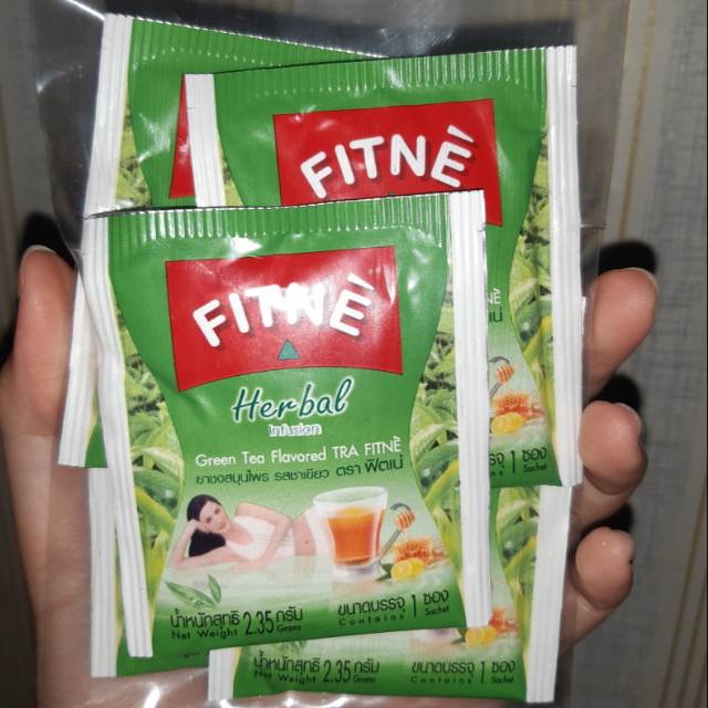 Jual Fitne Tea Herbal Infusion Green Tea (isi 5 sachet) THAILAND ...