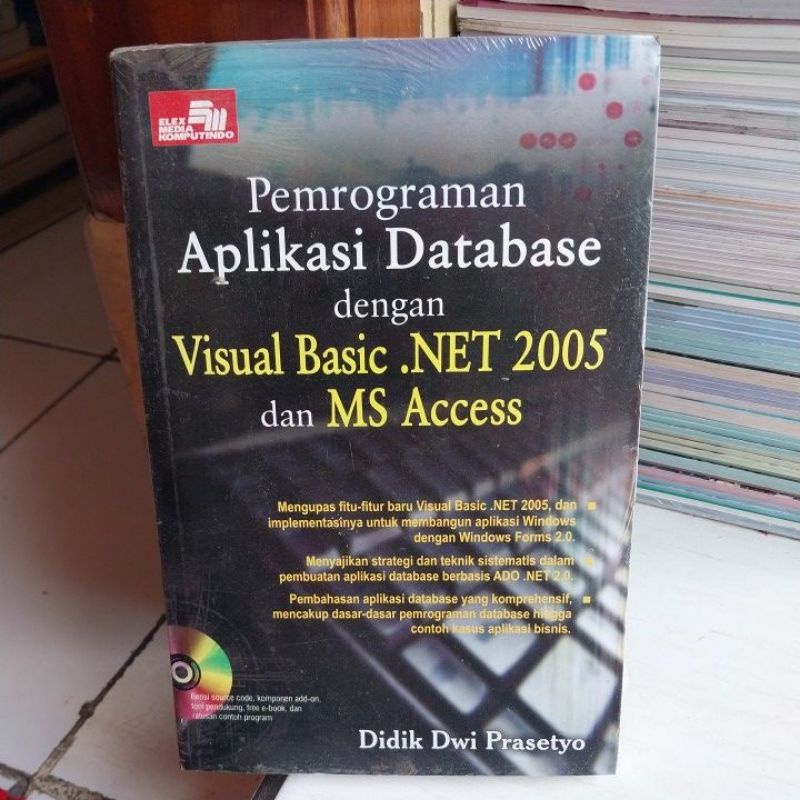 Jual Pemrograman Aplikasi Database Dengan Virtual Basic Net 2005 Dan Ms