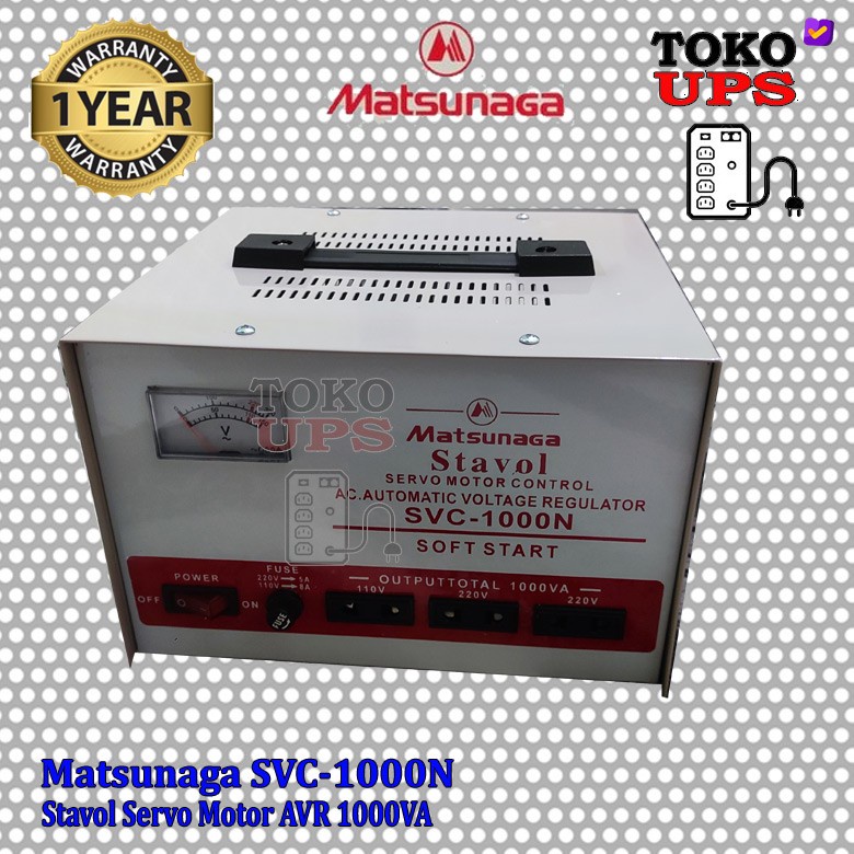Jual Stabilizer Matsunaga 1000VA SVC-1000N SVC1000N | Shopee Indonesia