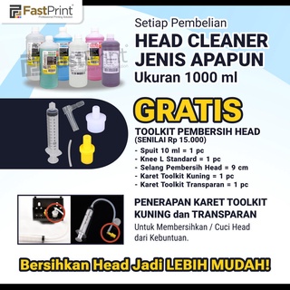 Jual Fast Print Head Cleaner Premium Pembersih Head Printer 1000 ML ...