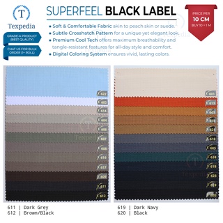 Jual SUPERFEEL BLACK LABEL (10 cm) Maxistyle - Kain Bahan Jas Semi Wol ...