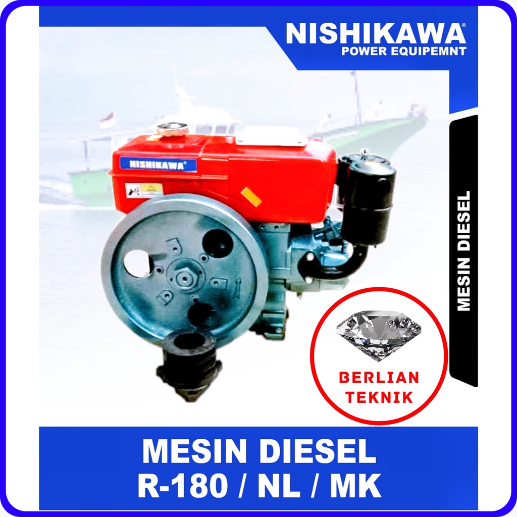 Jual Mesin Penggerak Solar Engine Diesel Nishikawa R180 / 8 HP Hopper | Shopee Indonesia