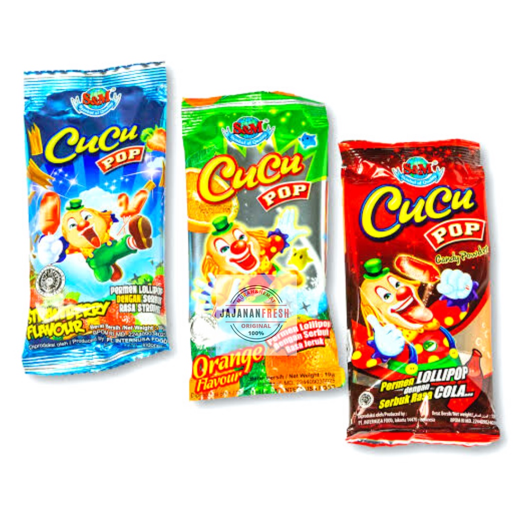 Jual Cucu Pop Permen Lollipop Jadul 10gr Indonesia|Shopee Indonesia