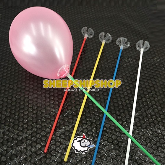 ECERAN STIK BALON & MANGKOK / Gagang / Tangkai / Tiang Balon. Stick ...