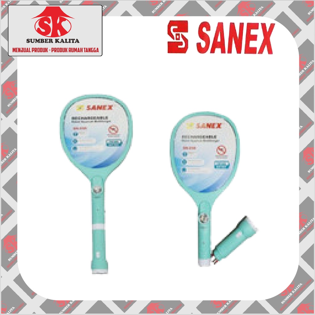 Jual RAKET NYAMUK RECHARGEABLE MULTIFUNGSI SANEX SN 85 R (TOSCA & HIJAU ...