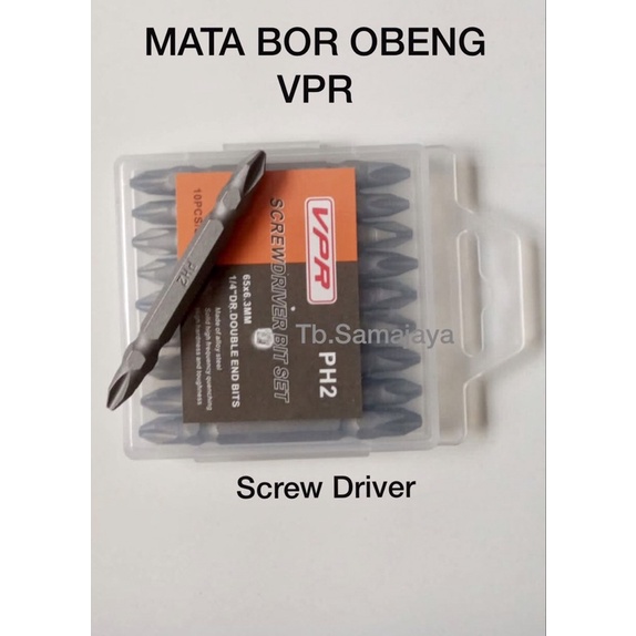 Jual Mata bor obeng , mata obeng , Screw Driver VPR . Utk pemasangan ...
