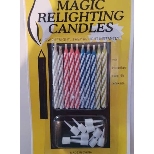 Jual Lilin Magic ulang tahun Magic Candle (Premium Quality) | Shopee ...