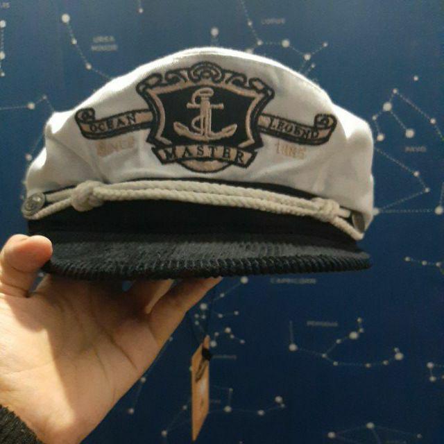 Original Topi Fisherman / Fiddler Cap/ Topi Captain/ Topi Sailor/Topi ...