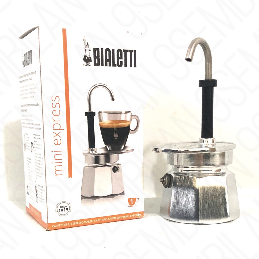 Jual Bialetti Mini Express 1 Cup Espresso Coffee Maker - Moka Pot Crema ...