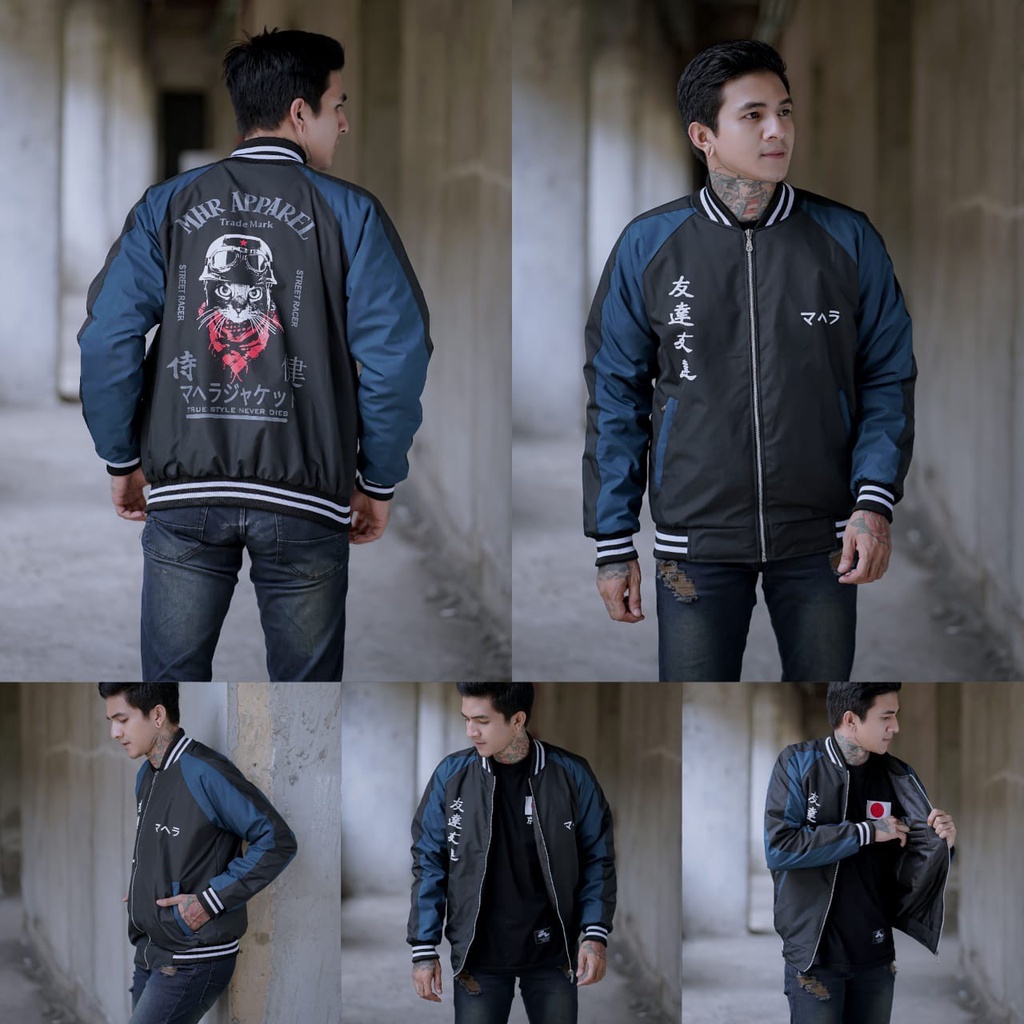 Jual ORIGINAL MHR !! Jaket Bomber Sukajan Pria / Jaket Bomber Sukajan ...