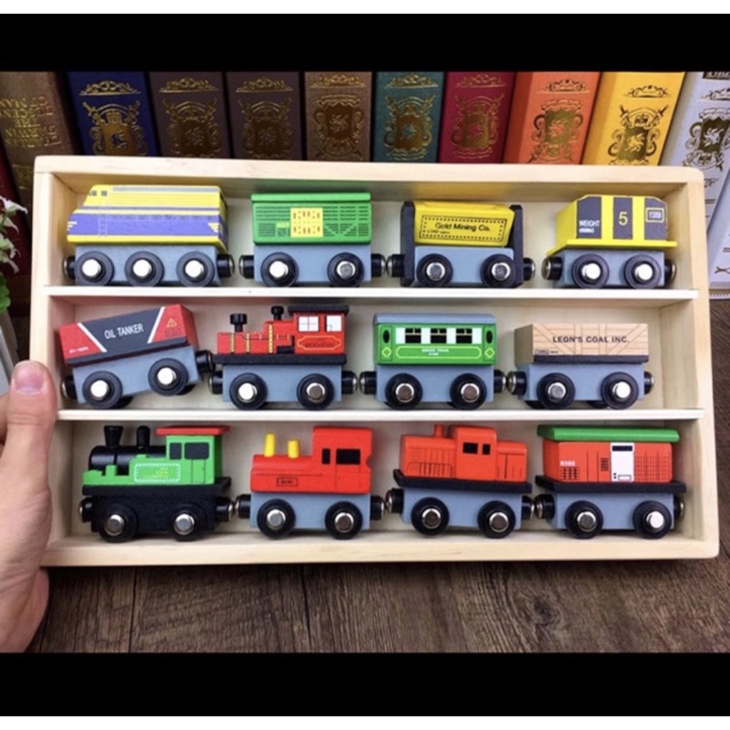 Jual wooden train set mainan kereta api kayu | Shopee Indonesia