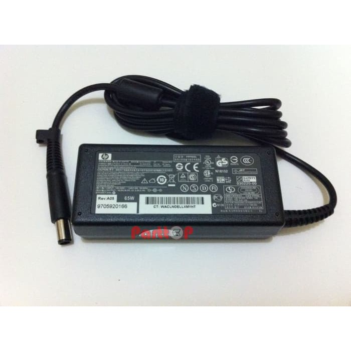 Jual ORIGINAL Adaptor Charger Casan HP Compaq 18.5V - 3.5A (bulat Jarum ...