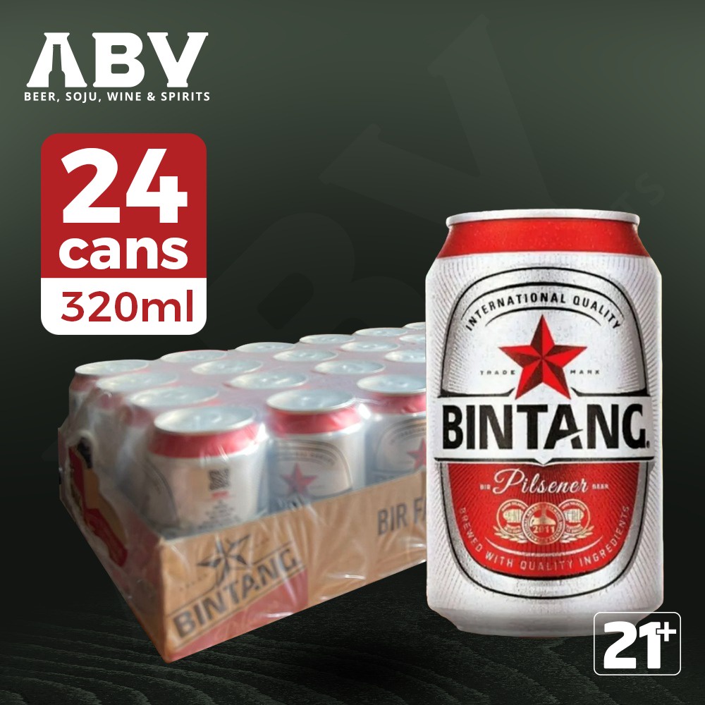 Jual Bir Bintang kaleng 320 ml 24 kaleng Indonesia|Shopee Indonesia