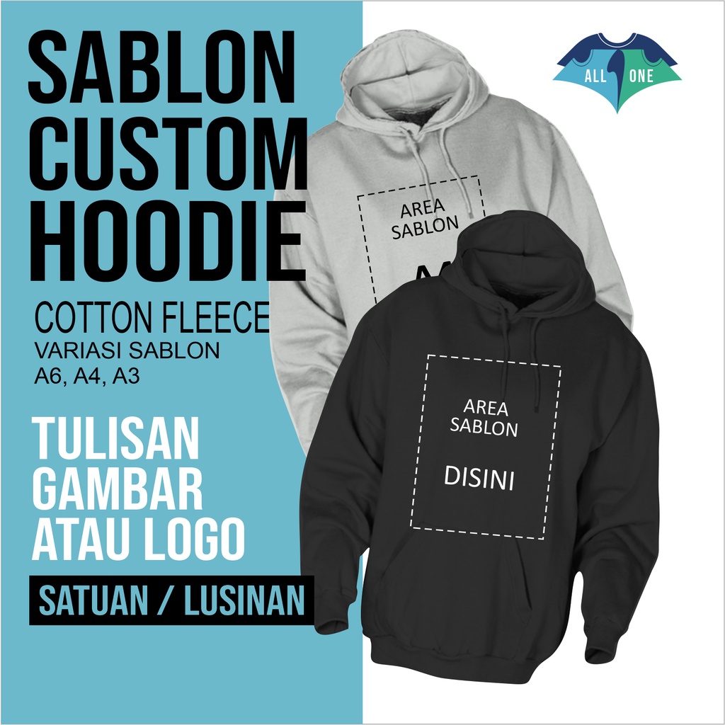 Jual Baju Atasan Hoodie Sweatshirt Design Custom Gambar Kata-kata ...