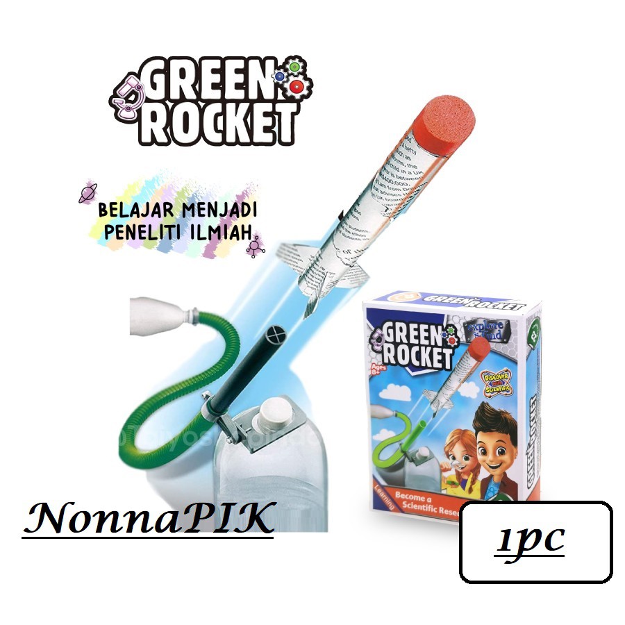Jual Mainan Anak Green Rocket | Edukasi Sains Eksperimen Indonesia ...