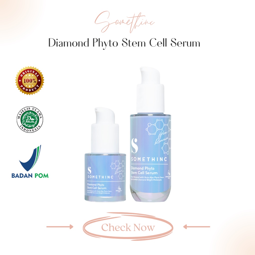 Jual SOMETHINC Diamond Phyto Stem Cell Serum 20ml & 40ml Bpom dan Original 100% !!! | Shopee ...