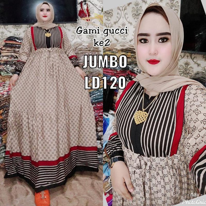 Jual Gamis Gucci standart dan jumbo | Shopee Indonesia
