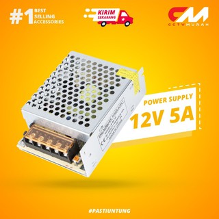 Jual POWER SUPPLY 5A/12V JARING Switching Power Supply PSU 12V 5A High Quality, 12 Volt 5 Ampere ...