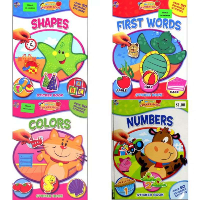 Jual DIY My First Sticker Book ( Colors, Shapes, Numbers and First ...