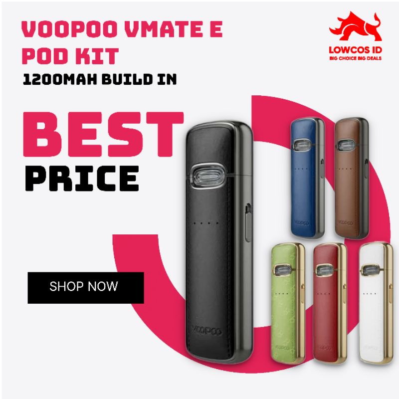 Jual Voooo Vmate E Pod Kit Asli Baterai 1200MAh 3Ml Original | Shopee ...