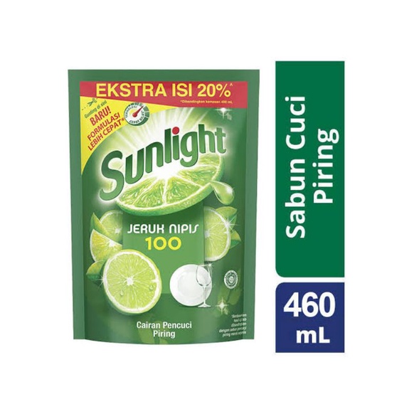 Jual Sunlight Sabun Cuci Piring 460ml 460 ml - Jeruk Nipis Indonesia|Shopee Indonesia