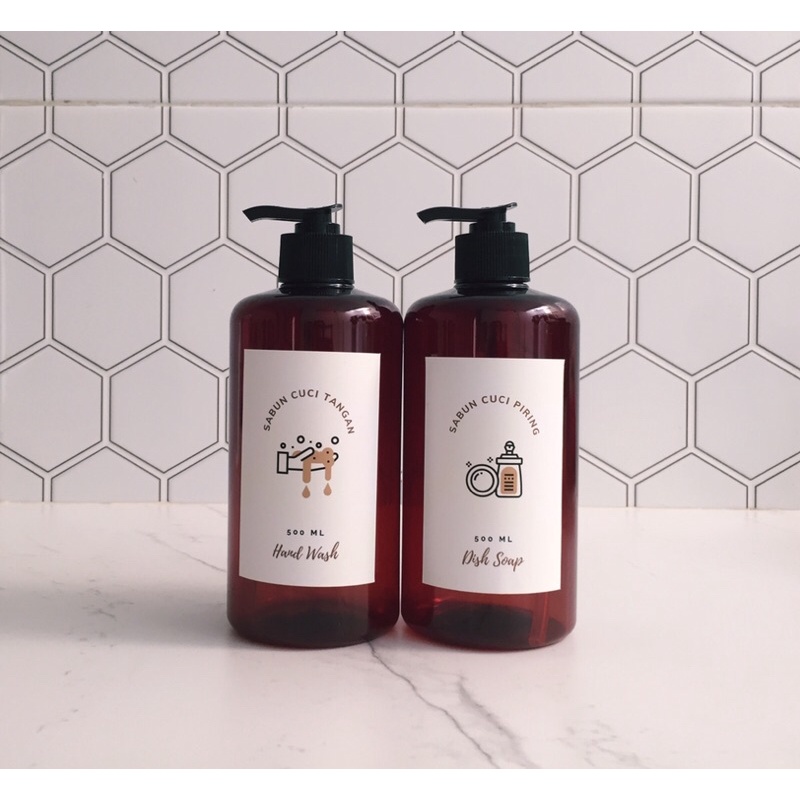 Jual Botol refill aesthetic / botol sabun refill / botol minimalis ...