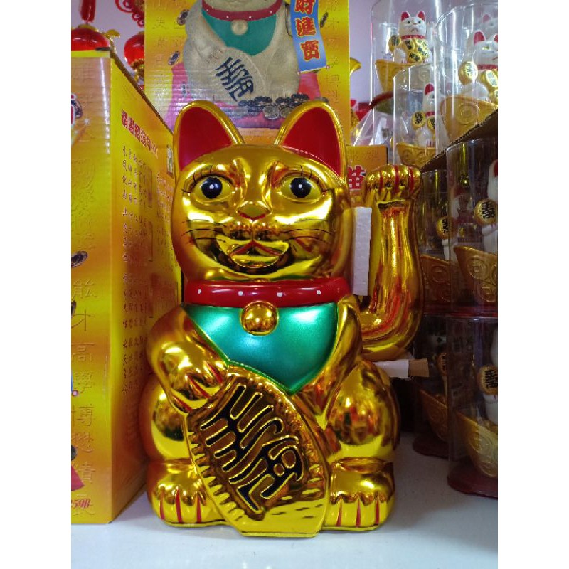 Jual Lucky cat /kucing hoki /manekineko /kucing uang /pajangan toko ...